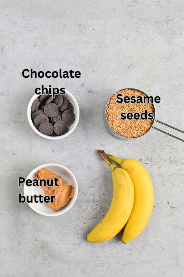 4 Ingredients Sesame chocolate cookies (no sugar no flour) - Full ...