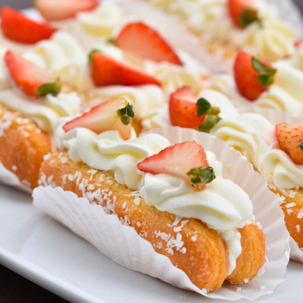 No-bake individual ladyfingers dessert - Full Kitchen Recipes