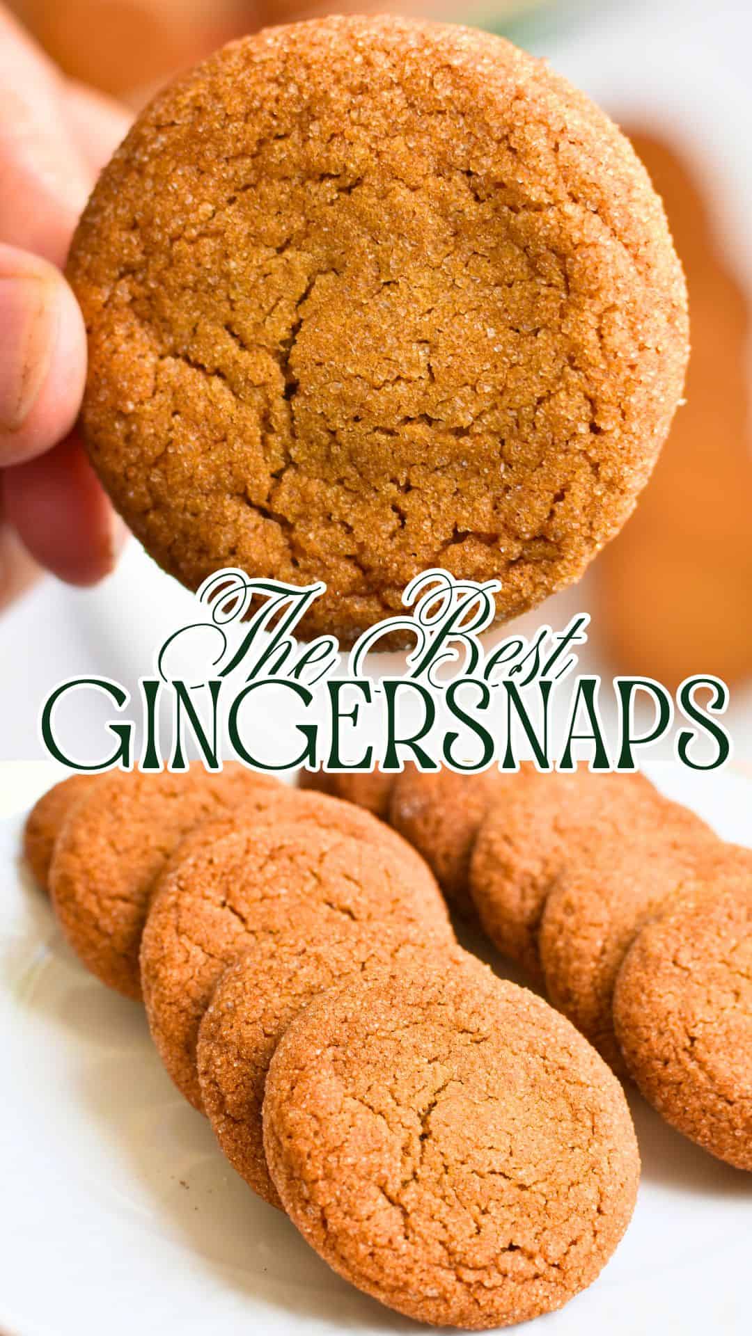 Old fashioned gingersnap cookies - Full Kitchen Recipes